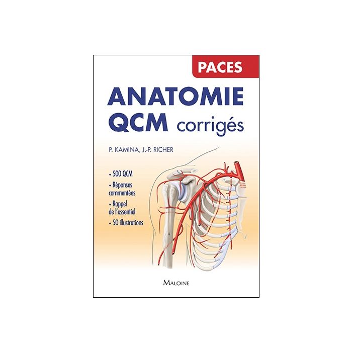 Anatomie : QCM corrigés - Editions Maloine