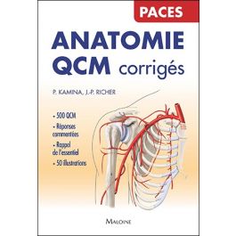 Anatomie : QCM corrigés - Editions Maloine